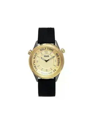 TOUS Watch With Inscription Dial - Gold