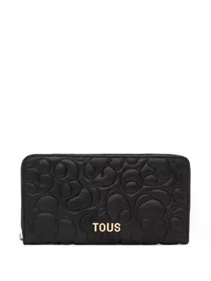 TOUS Quilted Zip-around Wallet - Black