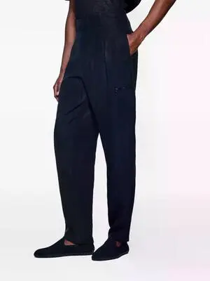 Giorgio Armani Pleated Zip Trousers
