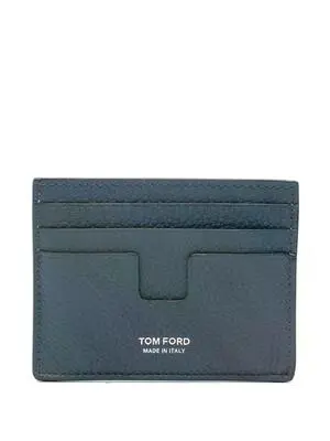 TOM FORD Leather Cardholder - Blue
