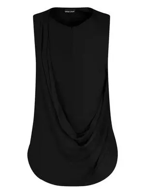 Giorgio Armani Draped Sleeveless Top