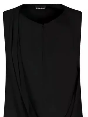 Giorgio Armani Draped Sleeveless Top