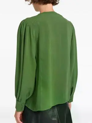 YVES SALOMON Silk Button-down Shirt