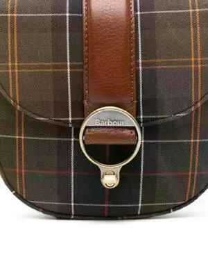 Barbour Tartan Pattern Satchel Bag