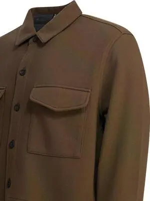 Vince Cotton Blend Shirt Jacket