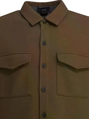 Vince Cotton Blend Shirt Jacket