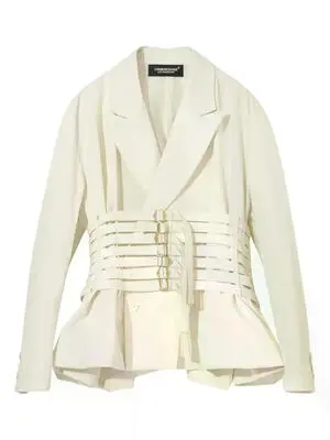UNDERCOVERISM Double-breasted Blazer With Buckle Detail