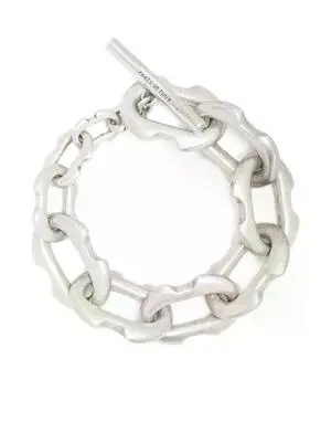 PARTS OF FOUR Deco Link Toggle Chain Bracelet - Silver