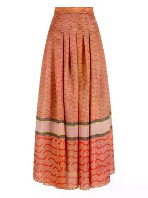 Giorgio Armani Striped Maxi Skirt