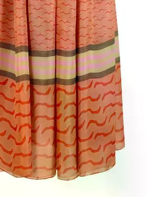 Giorgio Armani Striped Maxi Skirt
