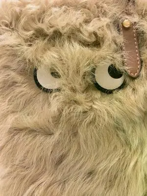 ANYA HINDMARCH Eye-detail Shearling Tote Bag