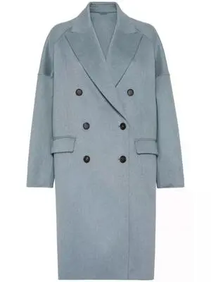 Brunello Cucinelli Double-breasted Cashmere Coat