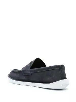 Camper Wagon Suede Penny Loafers