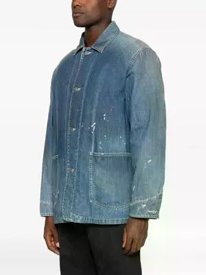 Visvim Patch-pocket Denim Overcoat