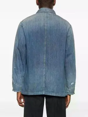 Visvim Patch-pocket Denim Overcoat