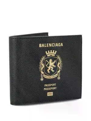 Balenciaga Passport-square Graphic Wallet