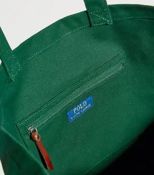 Polo Ralph Lauren Cotton Logo Tote Bag