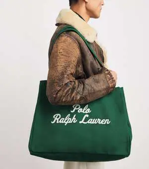 Polo Ralph Lauren Cotton Logo Tote Bag