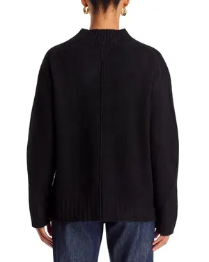 Aqua Long Sleeve Turtleneck Sweater