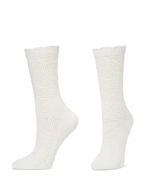 Hue Lattice Crew Socks Pack