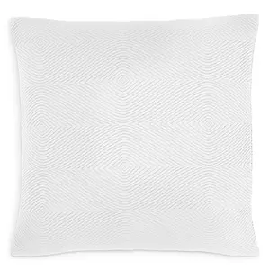 Frette Luxury Ripple Decorative Pillow, 20 X 20 Exclusive - Milk