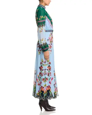 Saloni Jacqui-b Belted Midi Dress