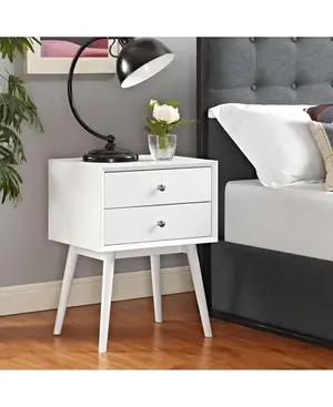 MODWAY Dispatch Nightstand - White