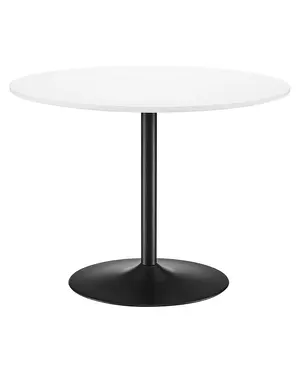 MODWAY Amuse 40" Dining Table Black And White