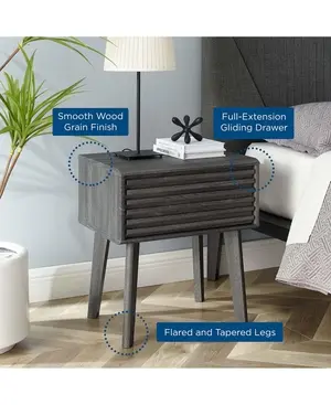 MODWAY Render End Table - Charcoal