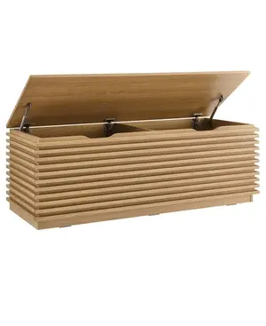 MODWAY Render Storage Bench - Oak