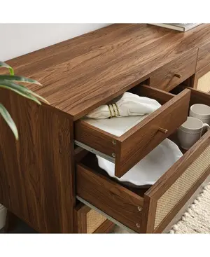 MODWAY Soma 8-drawer Dresser - Walnut