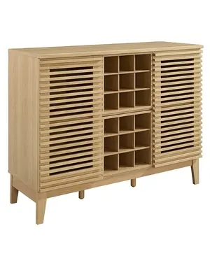 MODWAY Render Bar Cabinet - Oak
