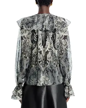 Kobi Halperin Lock Tie Neck Top