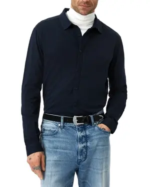 John Varvatos Gareth Mercerized Cotton Shirt