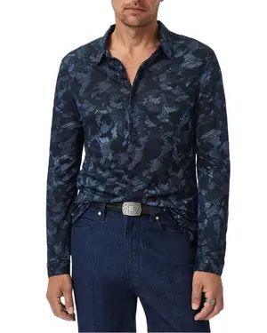 John Varvatos Vienne Printed Button Front Shirt