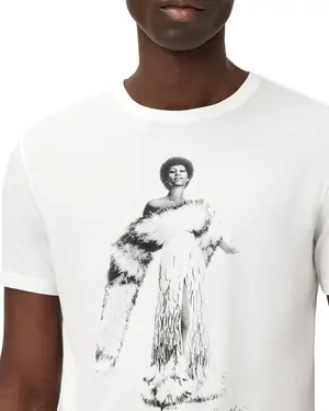 John Varvatos Aretha Franklin Graphic Tee