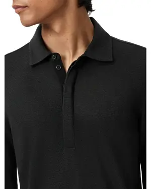 John Varvatos Capri Polo Shirt - Steel Gray