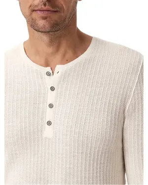 John Varvatos Albano Henley - White
