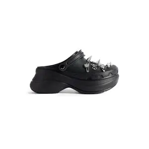 Balenciaga Crocs Mule With Jibbitz Charms - Black