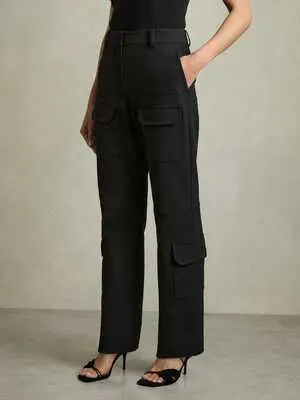 REISS Camilla Wide-leg Combat Trousers
