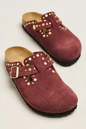 BIRKENSTOCK Boston Rivets Clogs - Pepper