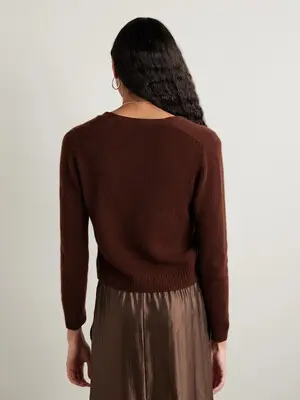 DÔEN Cameron Cashmere Cardigan - Brown