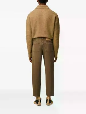 AMI Paris Tapered Cotton Jeans