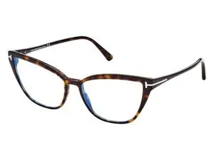TOM FORD Cat Eye Eyeglasses - Havana (ft5825/b 052)