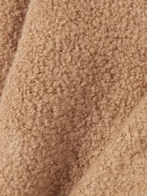Max Mara Camel Hair And Silk-blend Bouclé Sweater - Brown