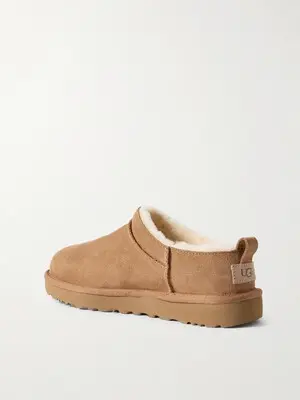 UGG Classic Micro Shearling Slippers - Brown