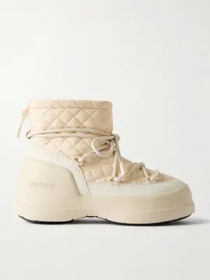 Moon Boot Mezzaluna Mid Snow Boots - Neutrals