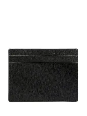 Saint Laurent Paris Credit Card Case In Grain De Poudre Leather