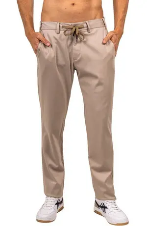 MACEOO Ascension Drawstring Trousers - Brown