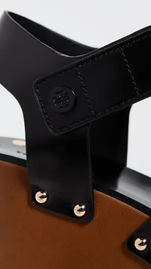 Tory Burch Studded Platform Wedges